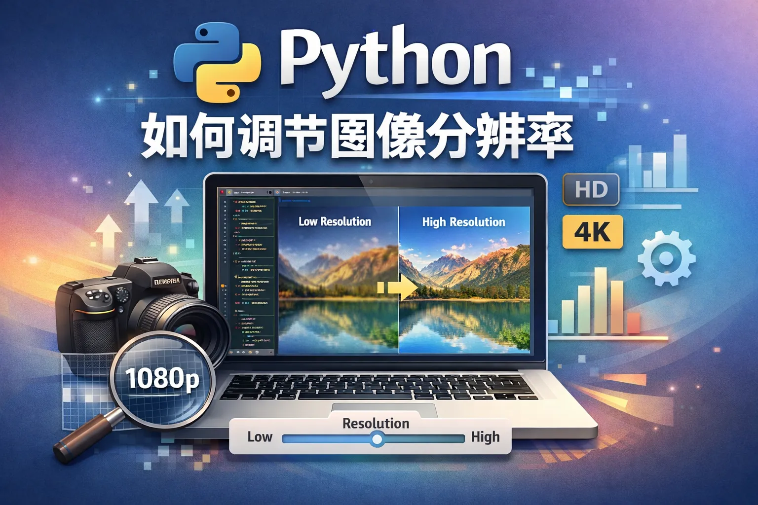 python如何调节图像分辨率