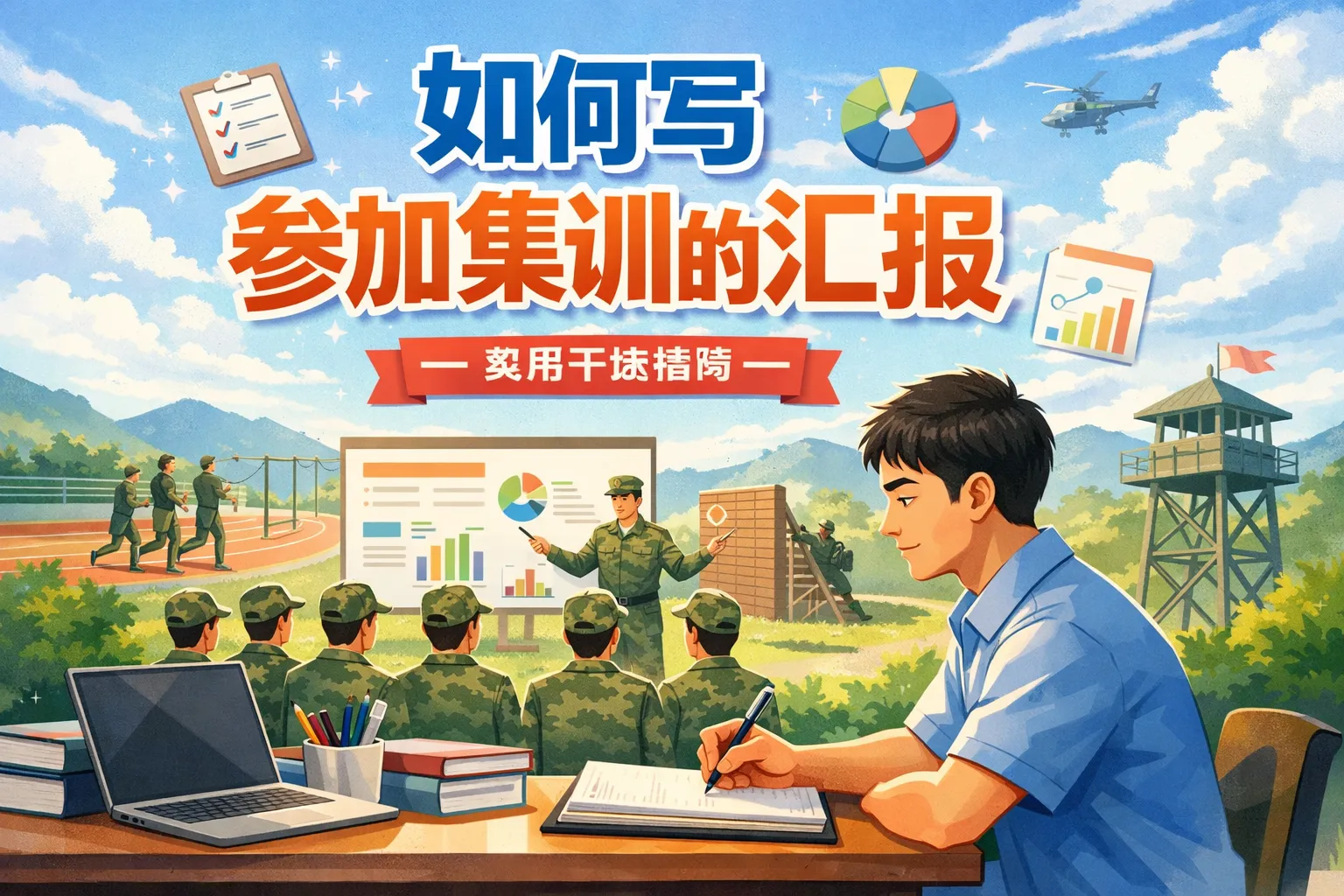 如何写参加集训的汇报