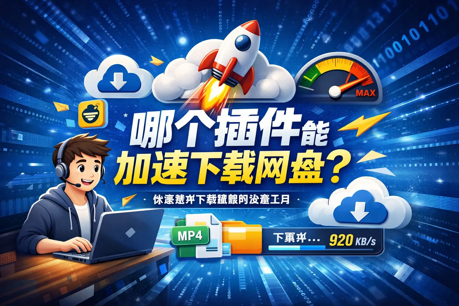 哪个插件能加速下载网盘