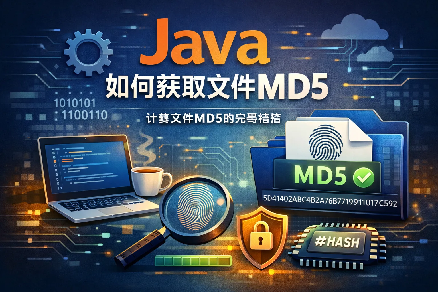 java如何获取文件md5