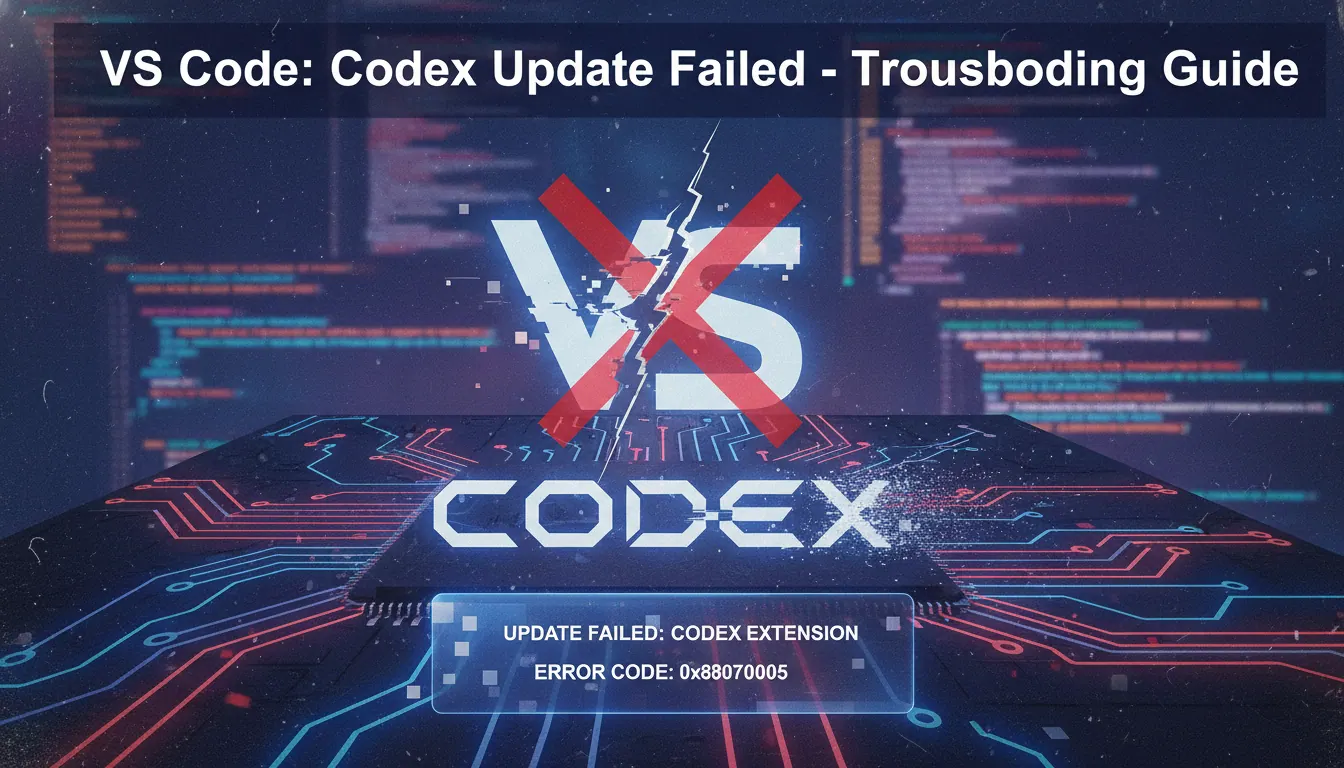 VS Code 上 Codex 更新失败怎么办