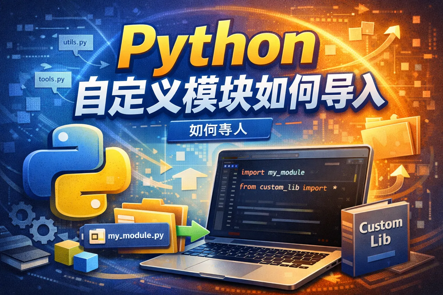 python自定义模块如何导入