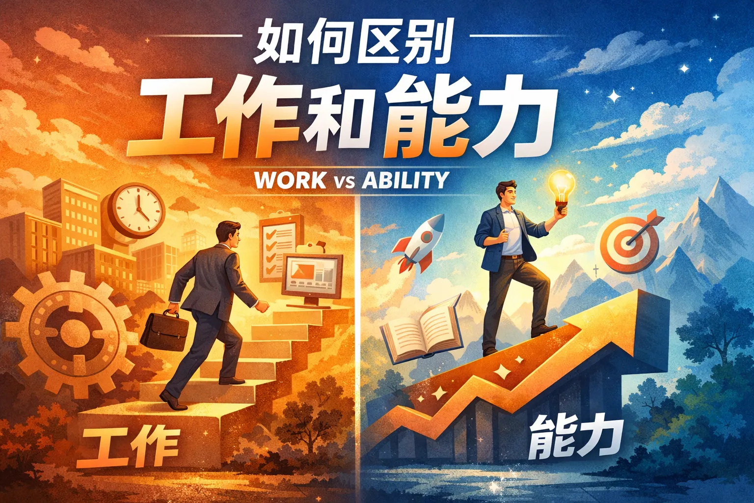 如何区别工作和能力