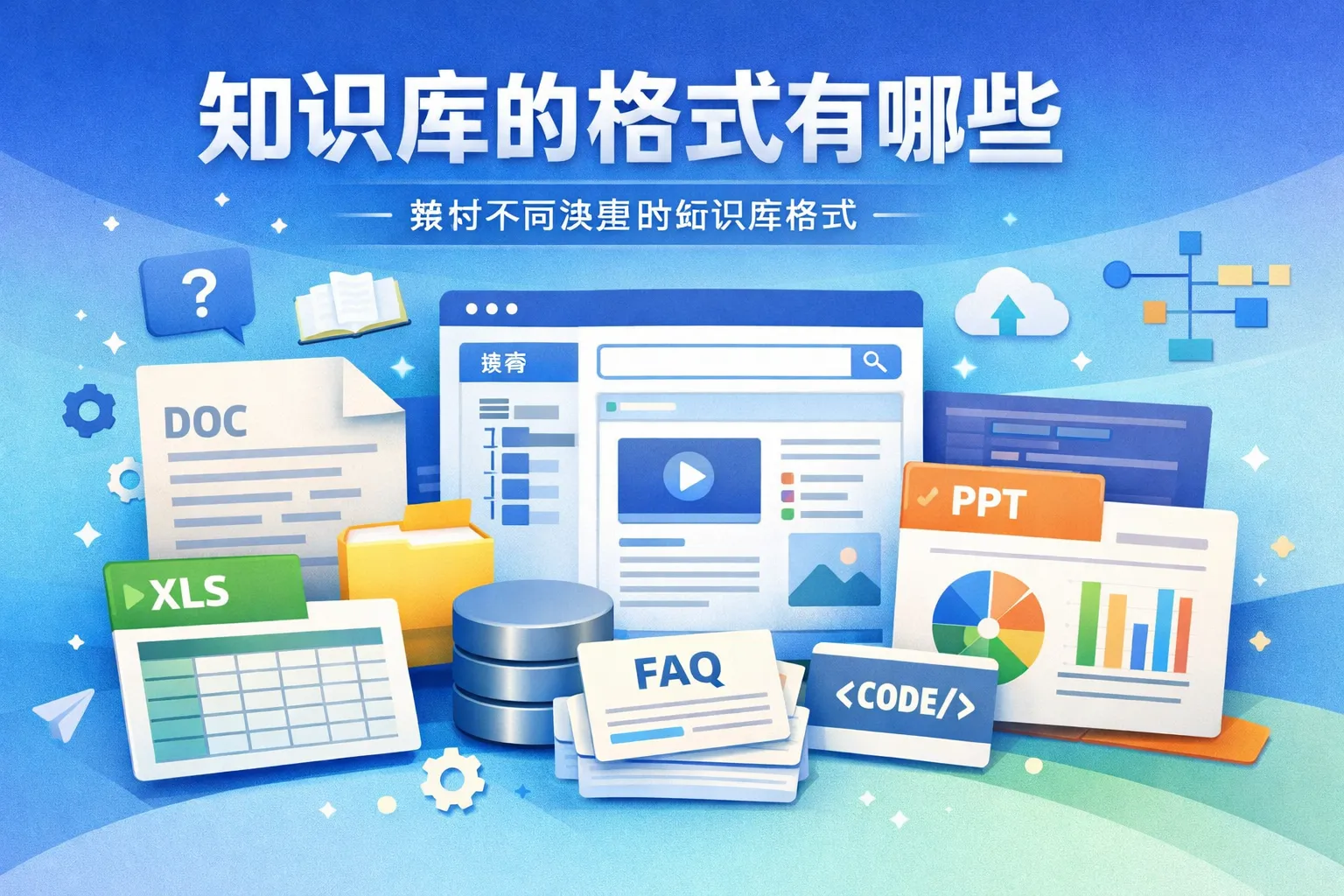 知识库的格式有哪些