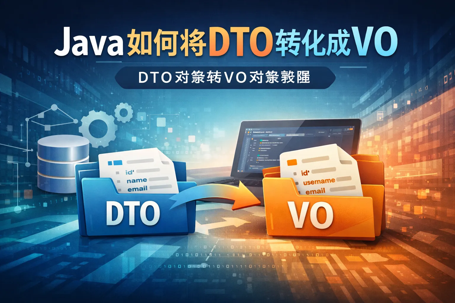 java如何将dto转化成vo