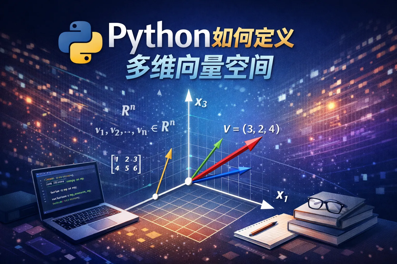 Python如何定义多维向量空间