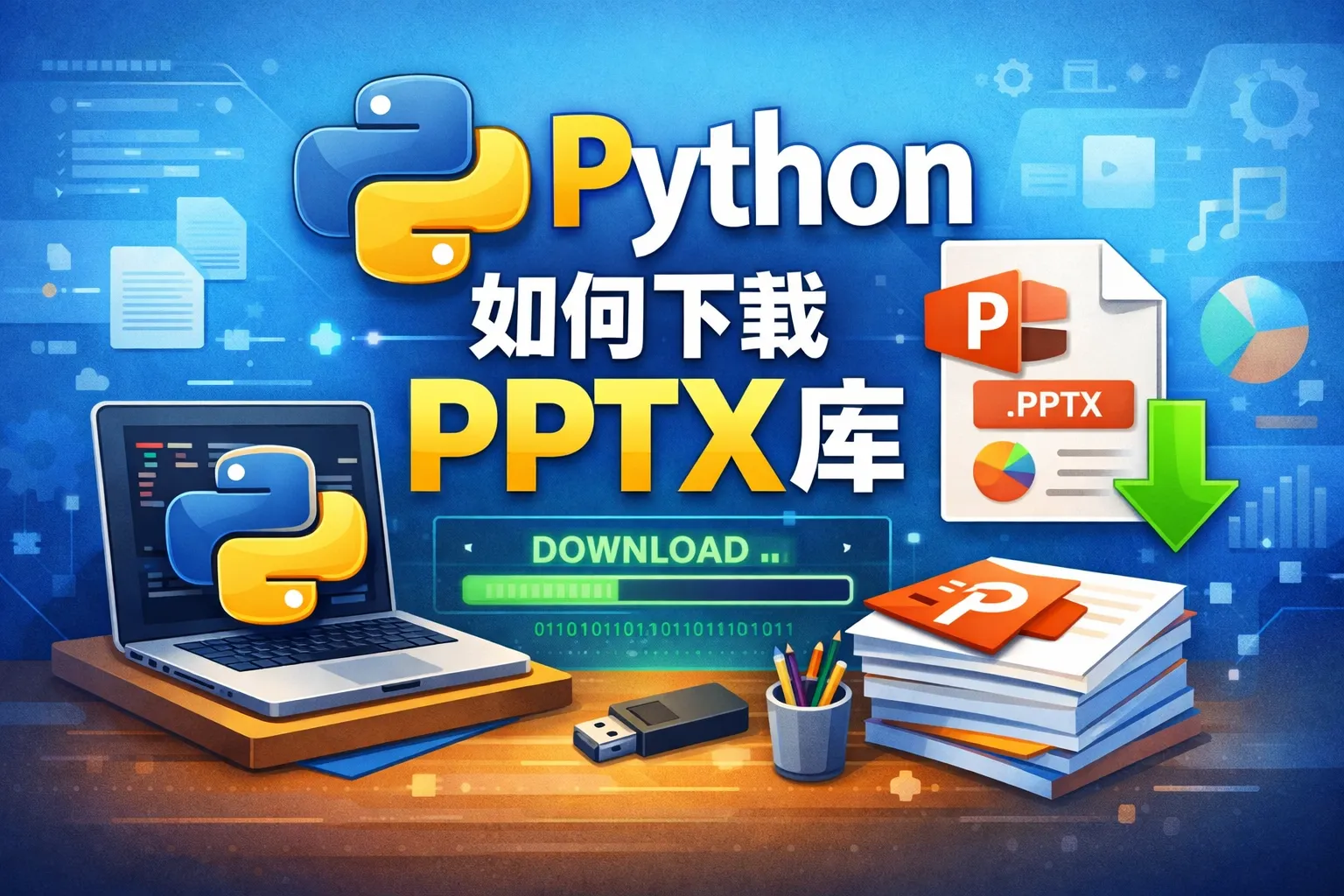 python如何下载pptx库