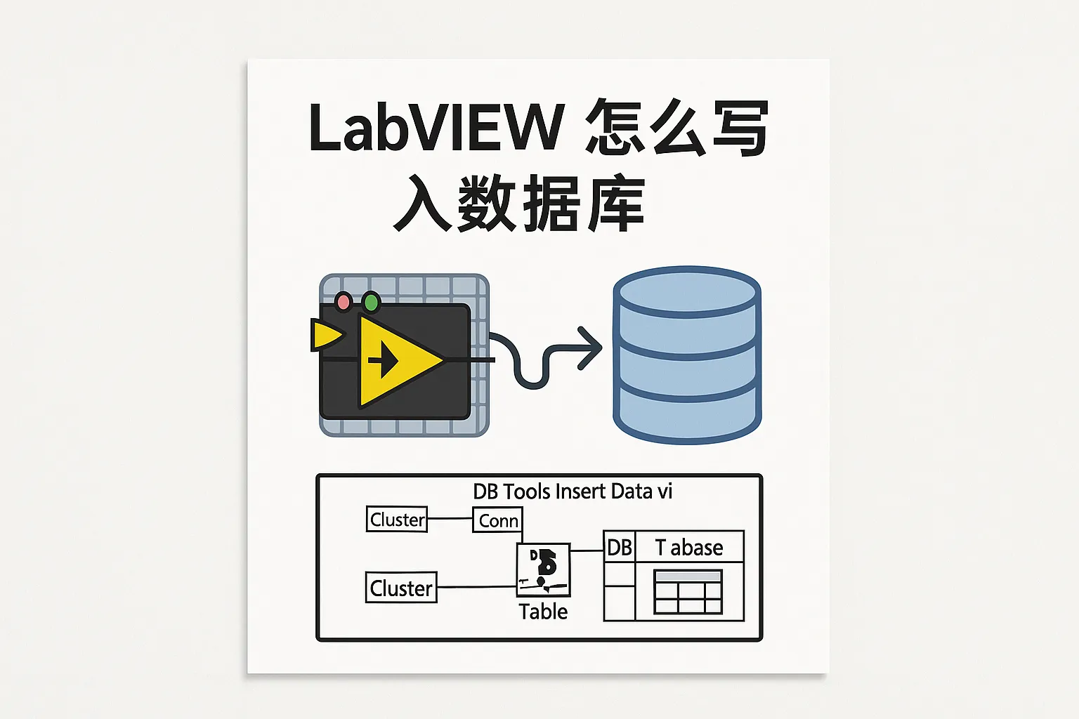 labview怎么写入数据库
