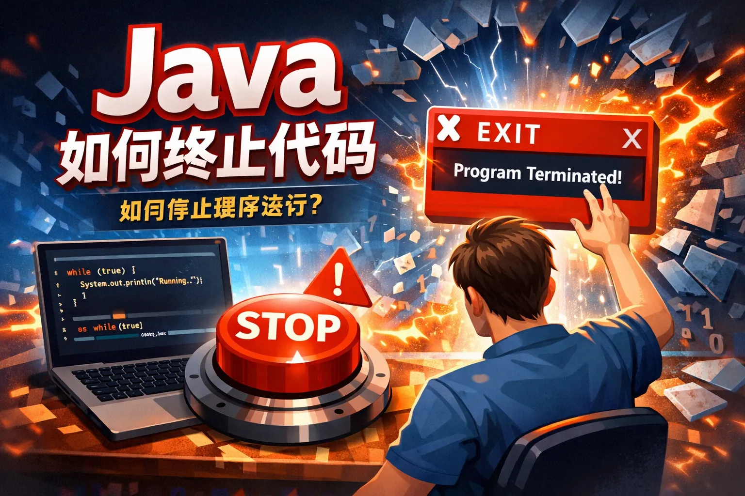 java如何终止代码