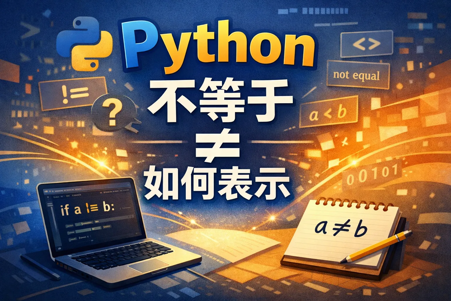 python不等于如何表示