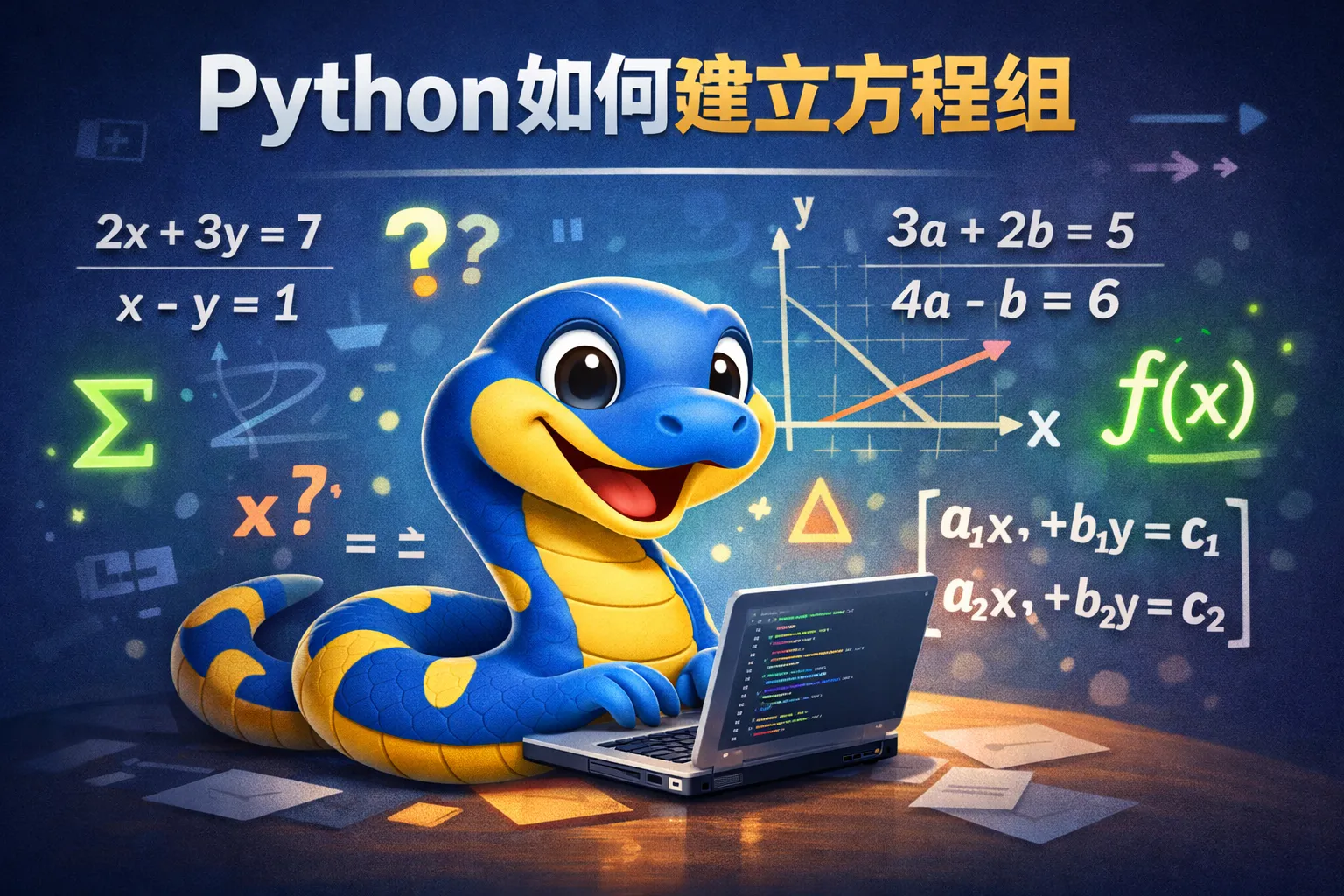 python如何建立方程组