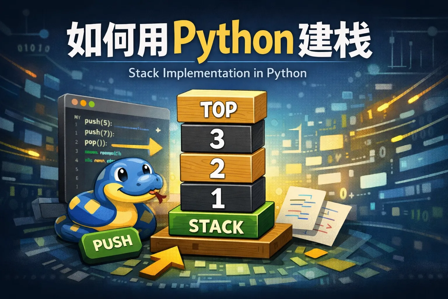 如何用Python建栈