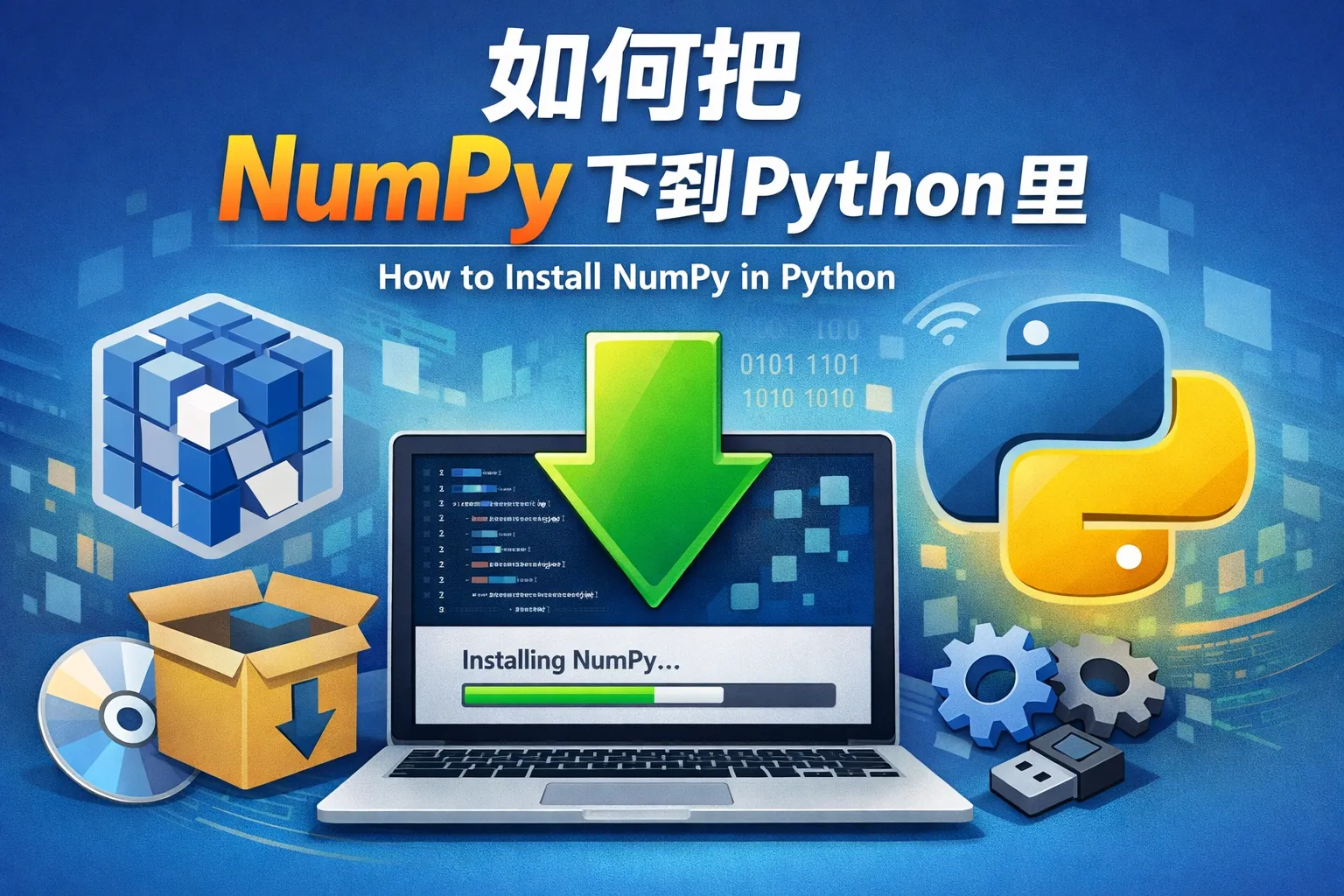 如何把numpy下到python里