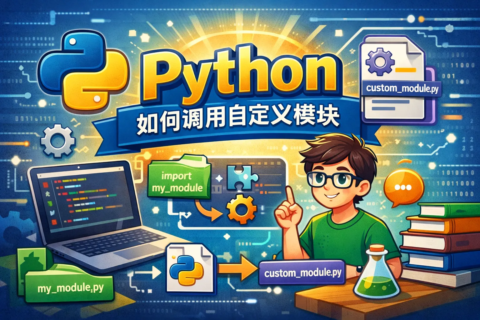 python 如何调用自定义模块