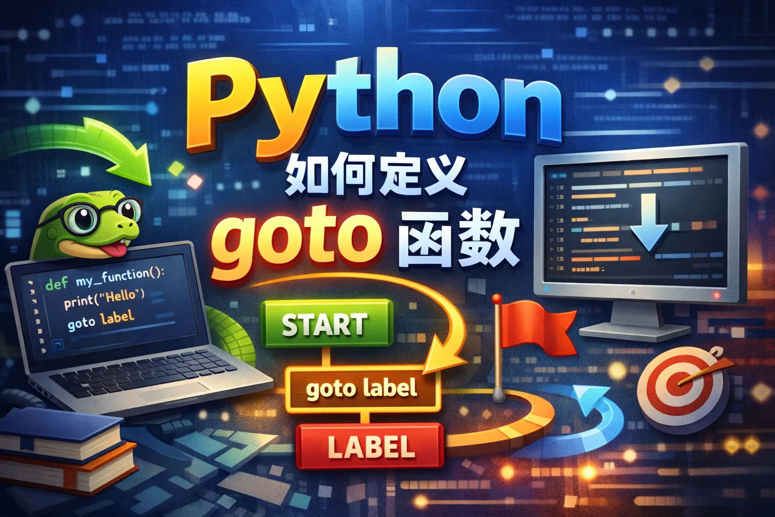 python如何定义goto函数