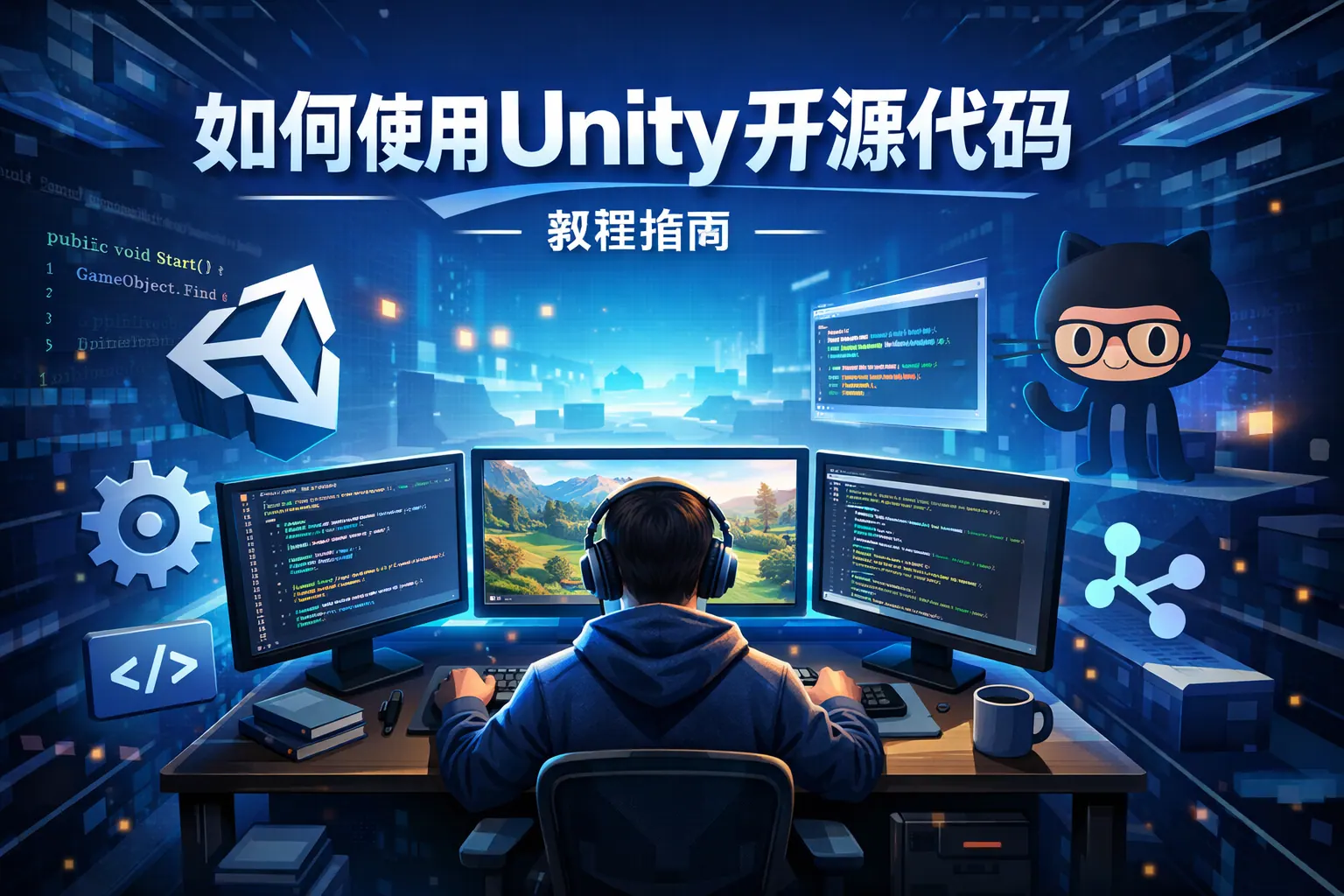 如何使用unity开源代码
