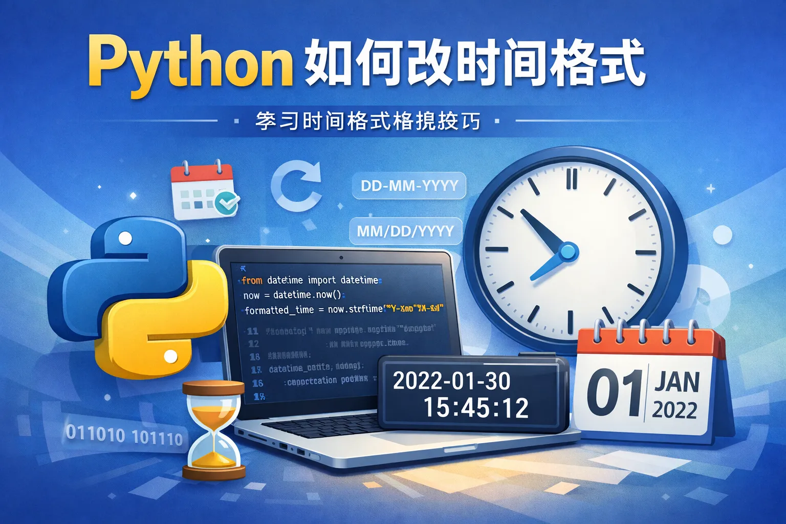 python如何改时间格式