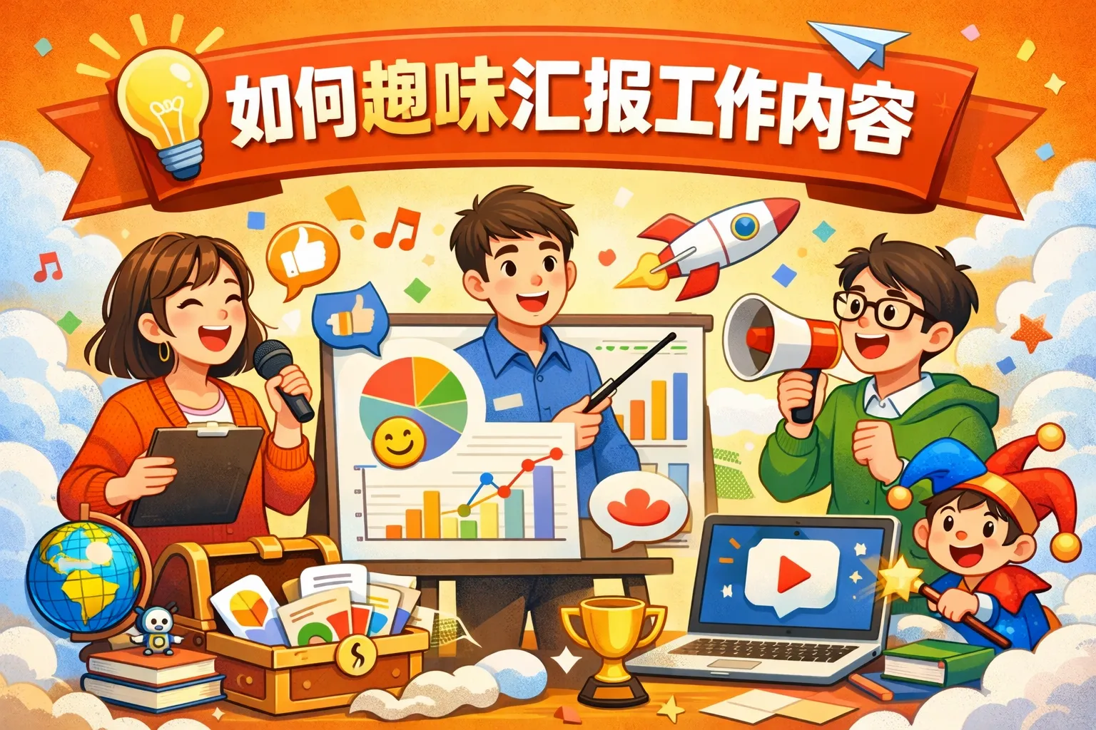 如何趣味汇报工作内容