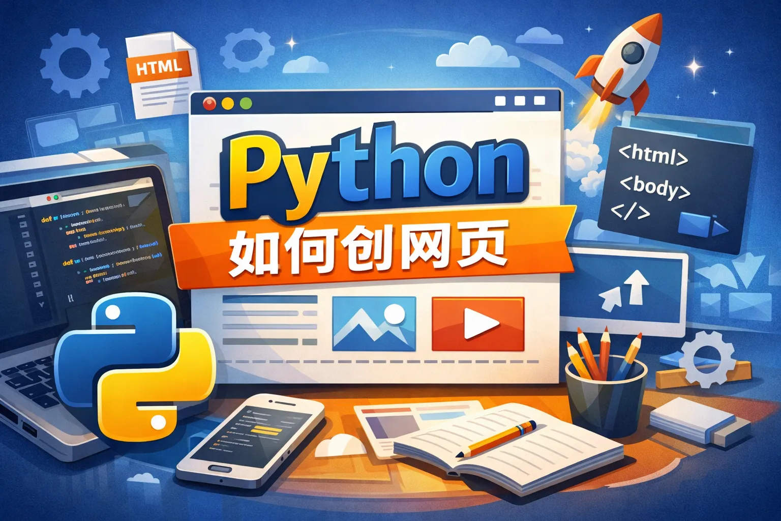 python如何创网页