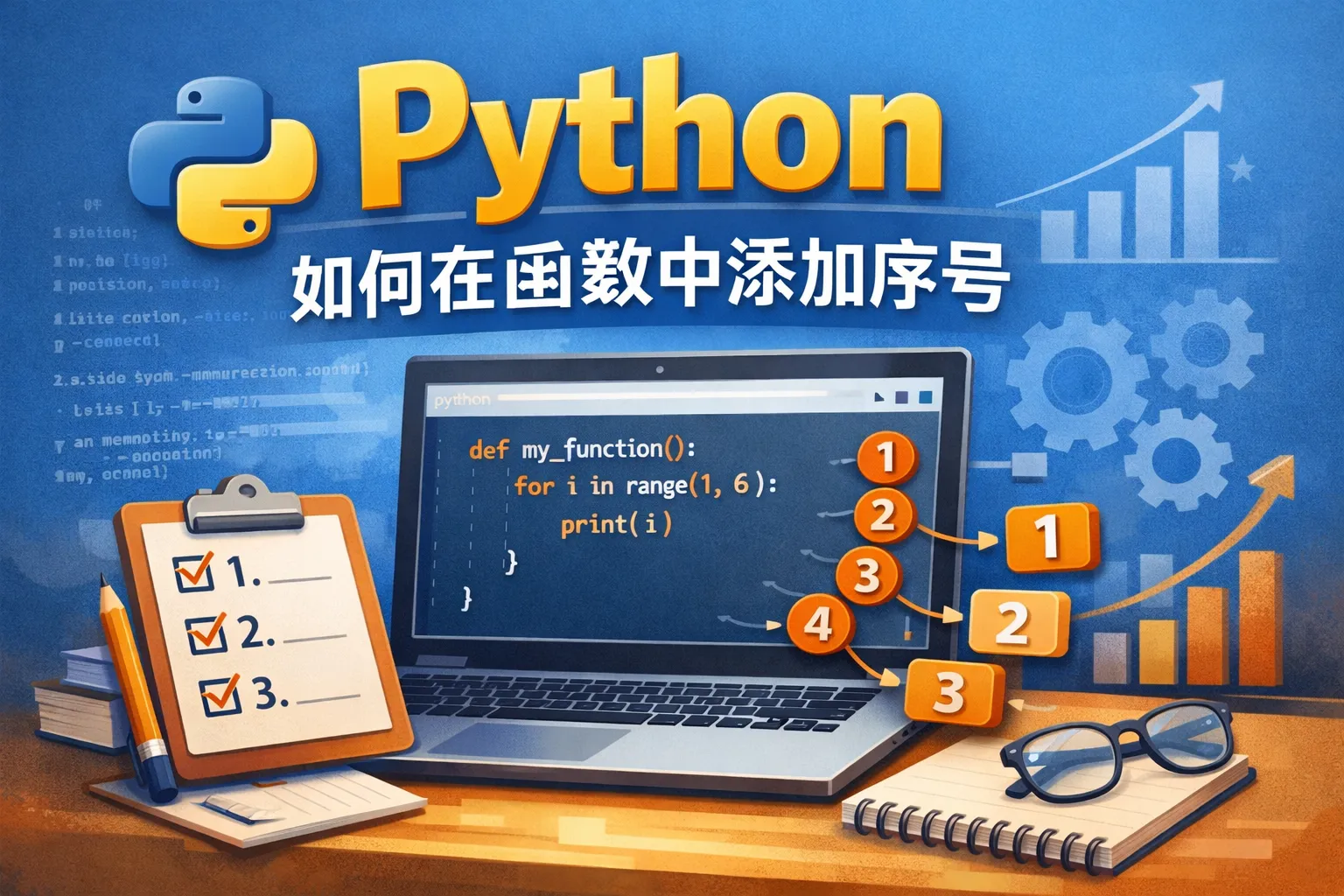 Python如何在函数中添加序号