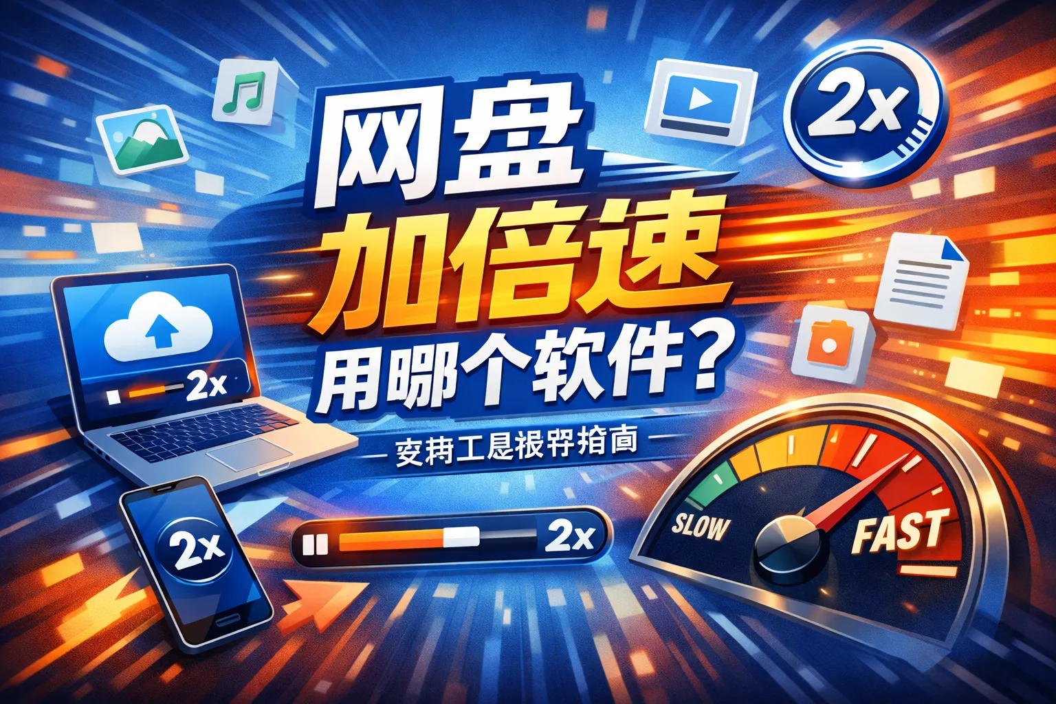 网盘加倍速用哪个软件