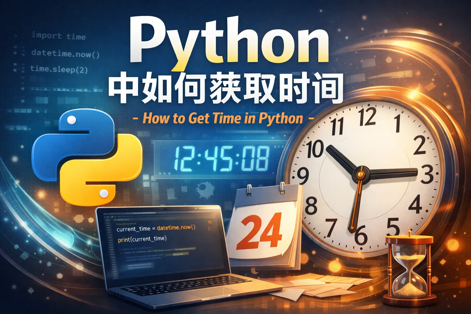 python中如何获取时间