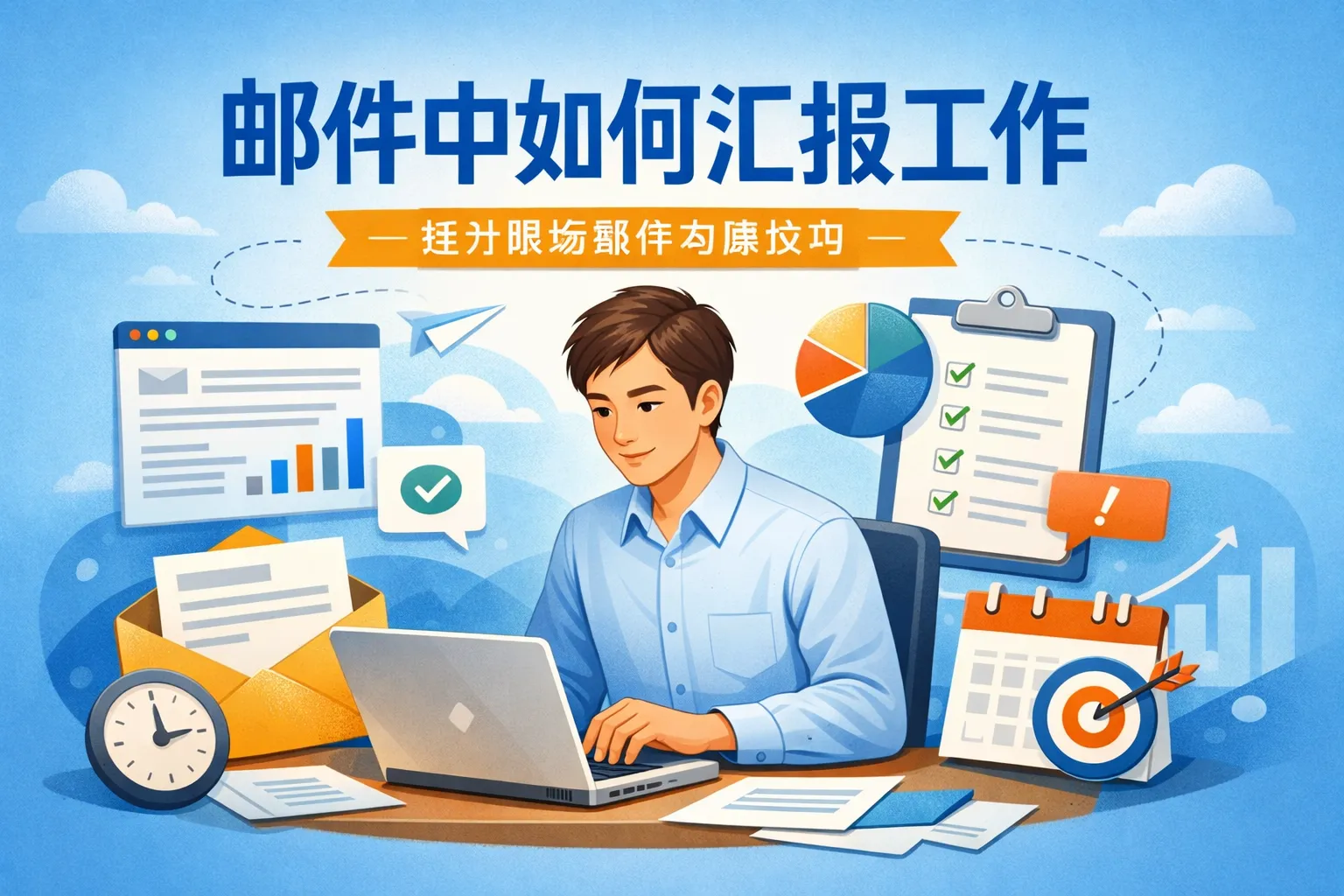 邮件中如何汇报工作