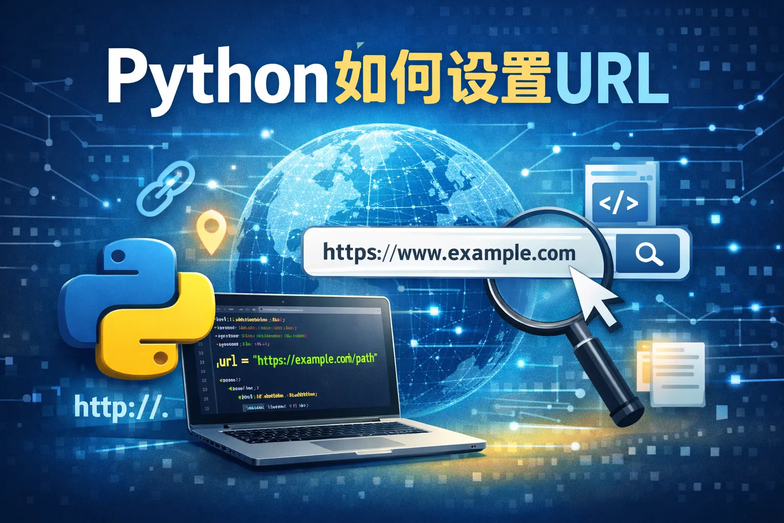 python如何设置url