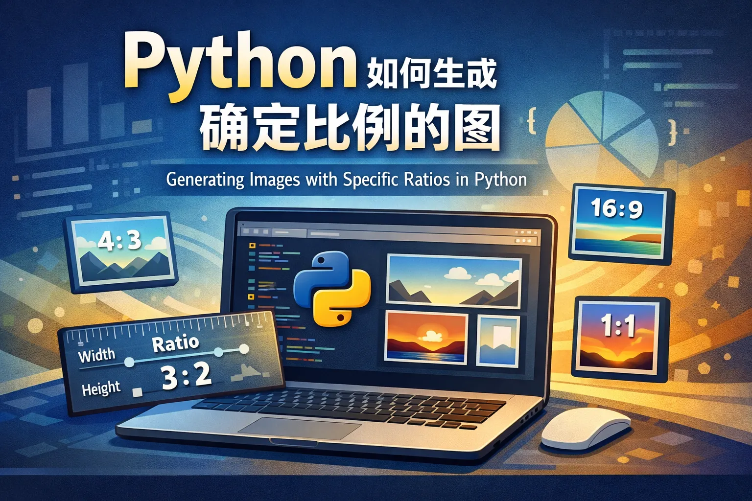 python如何生成确定比例的图