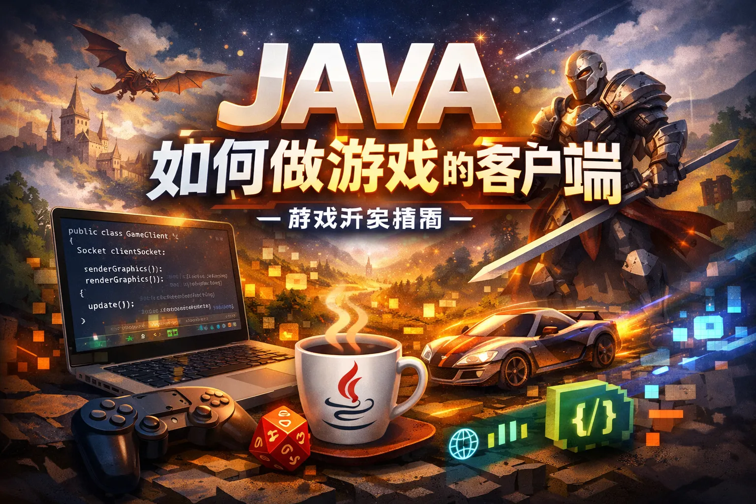 java如何做游戏的客户端