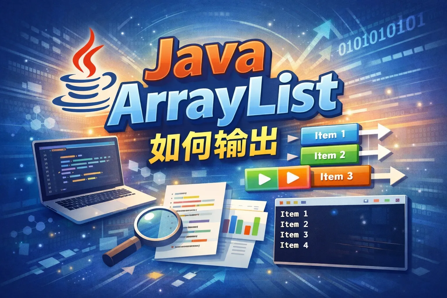 java arraylist如何输出