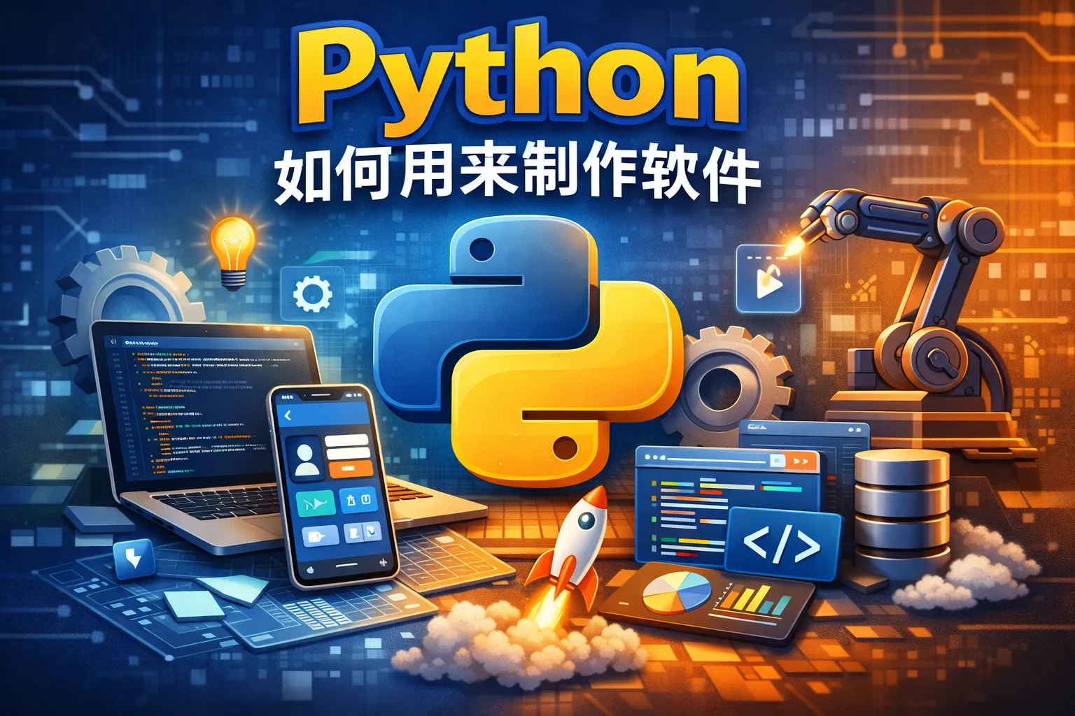Python如何用来制作软件