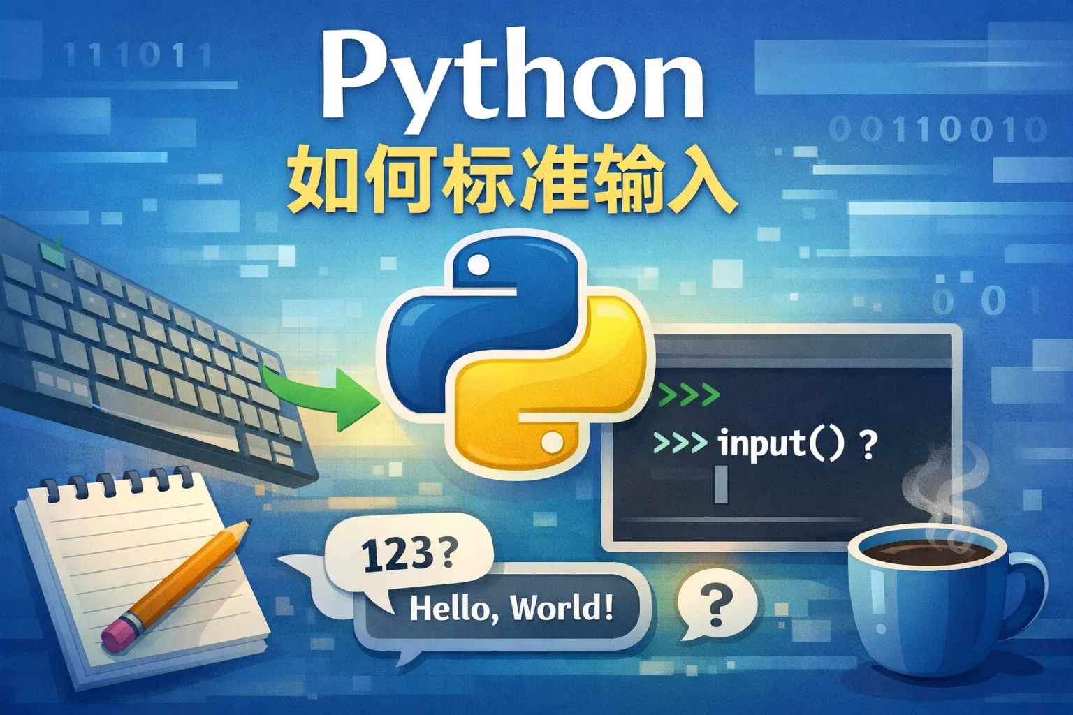 python 如何标准输入