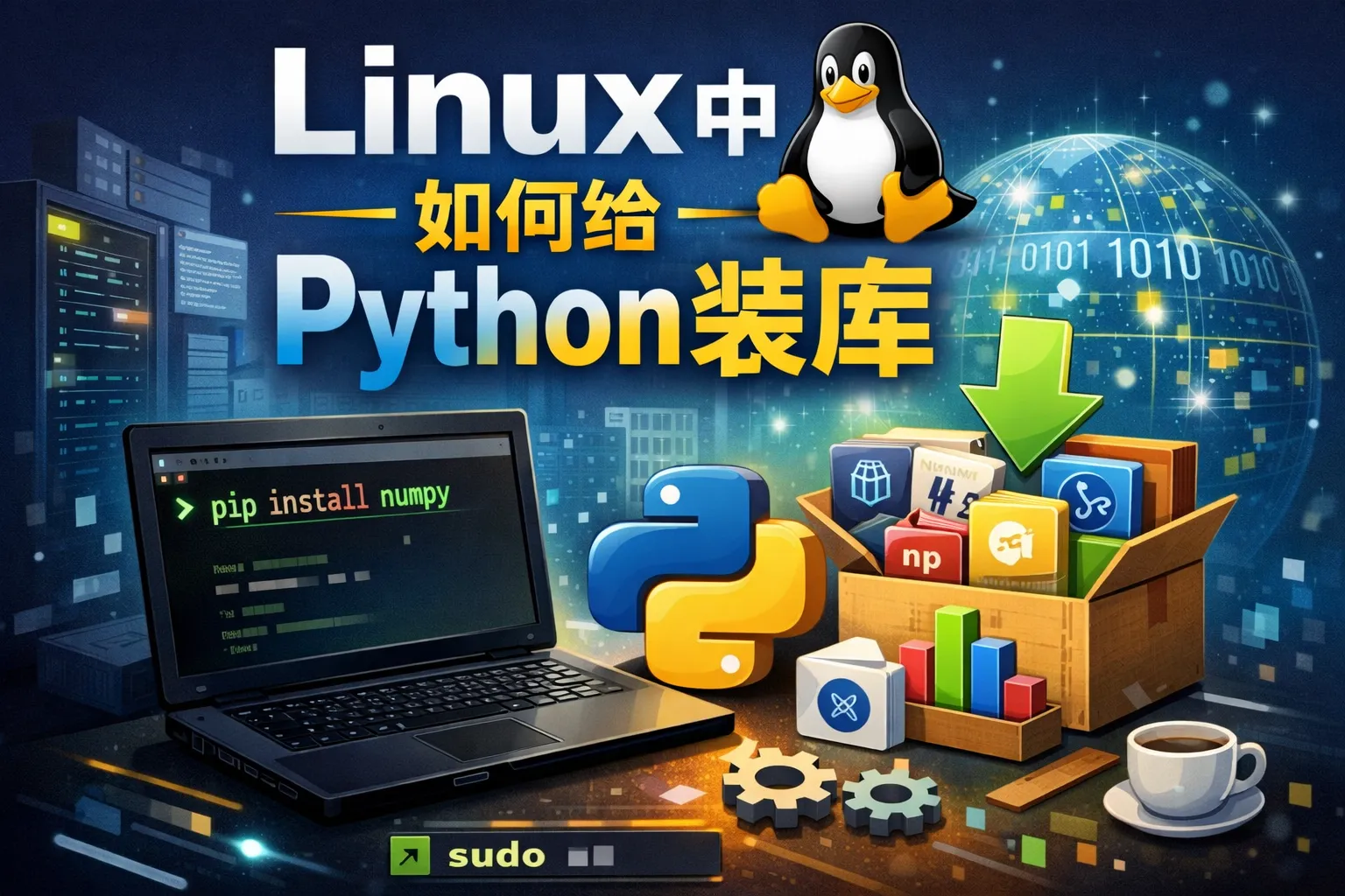 linux中如何给python装库