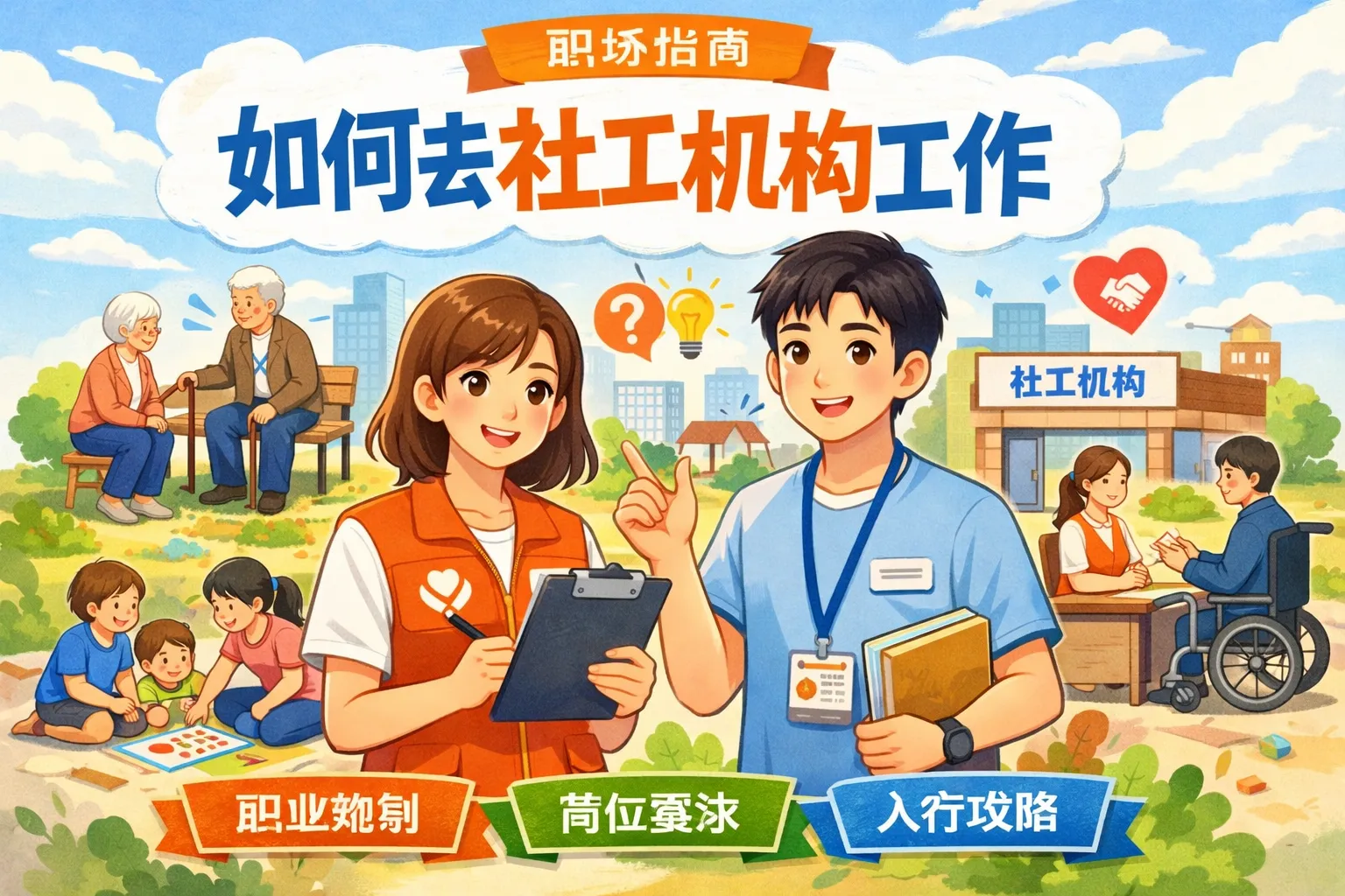 如何去社工机构工作