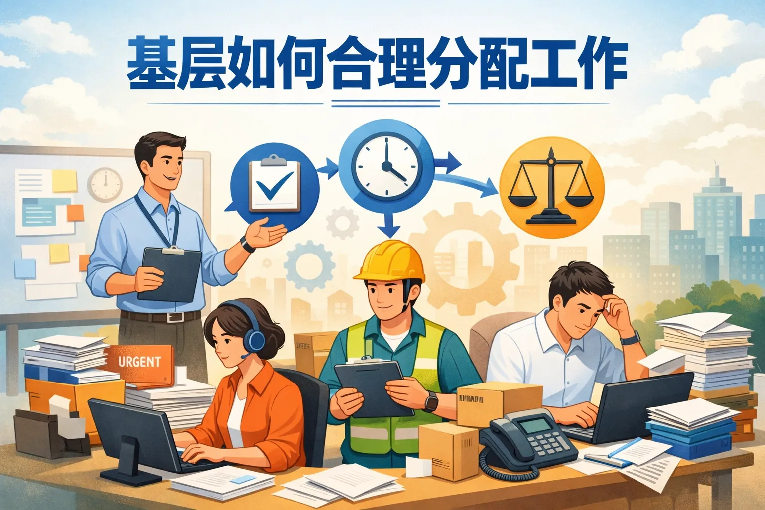 基层如何合理分配工作