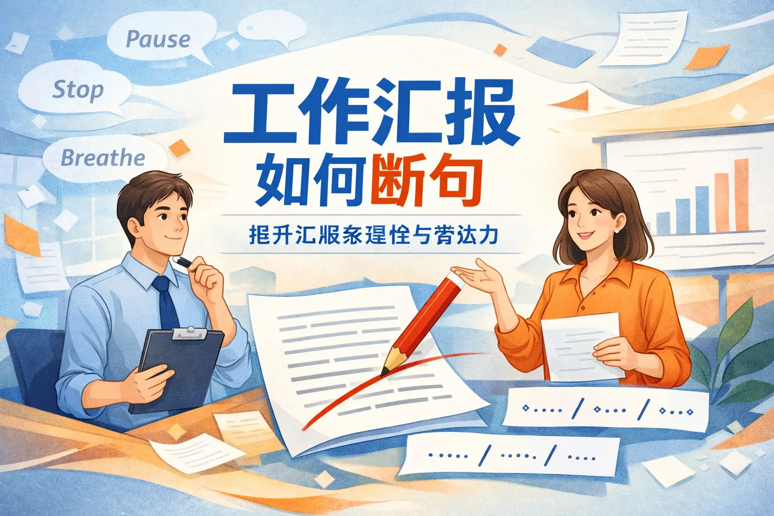 工作汇报如何断句