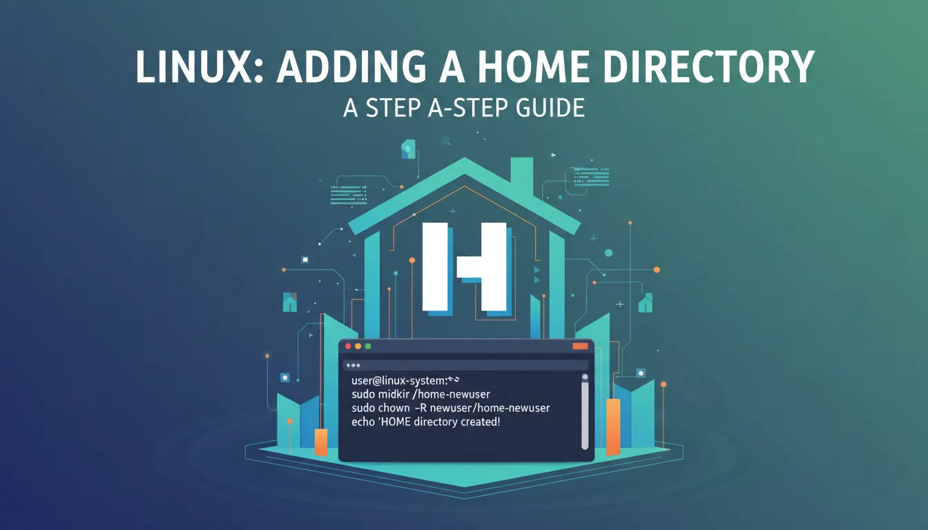 linux如何添加home目录