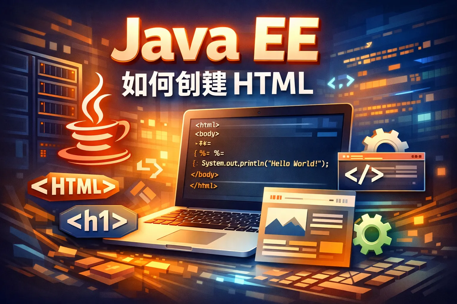 java ee如何创建html