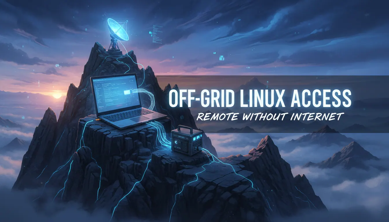 没有网络如何远程linux系统