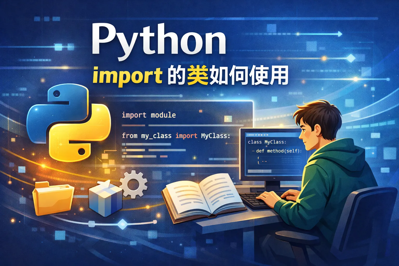 python import 的类如何使用