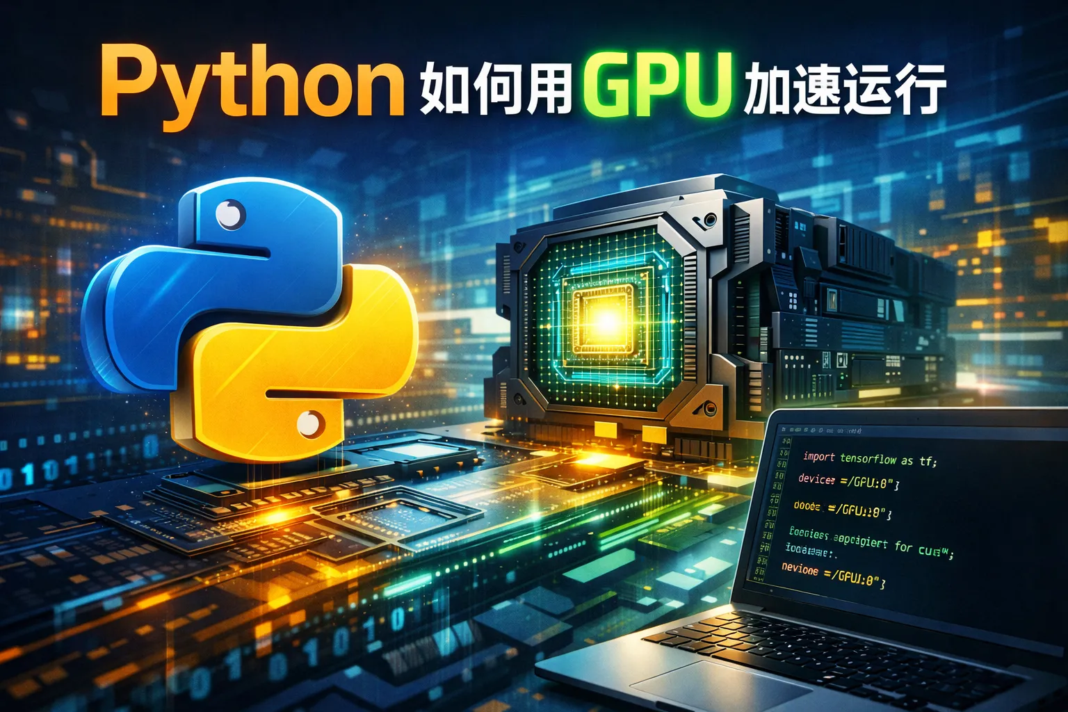 python如何用gpu加速运行