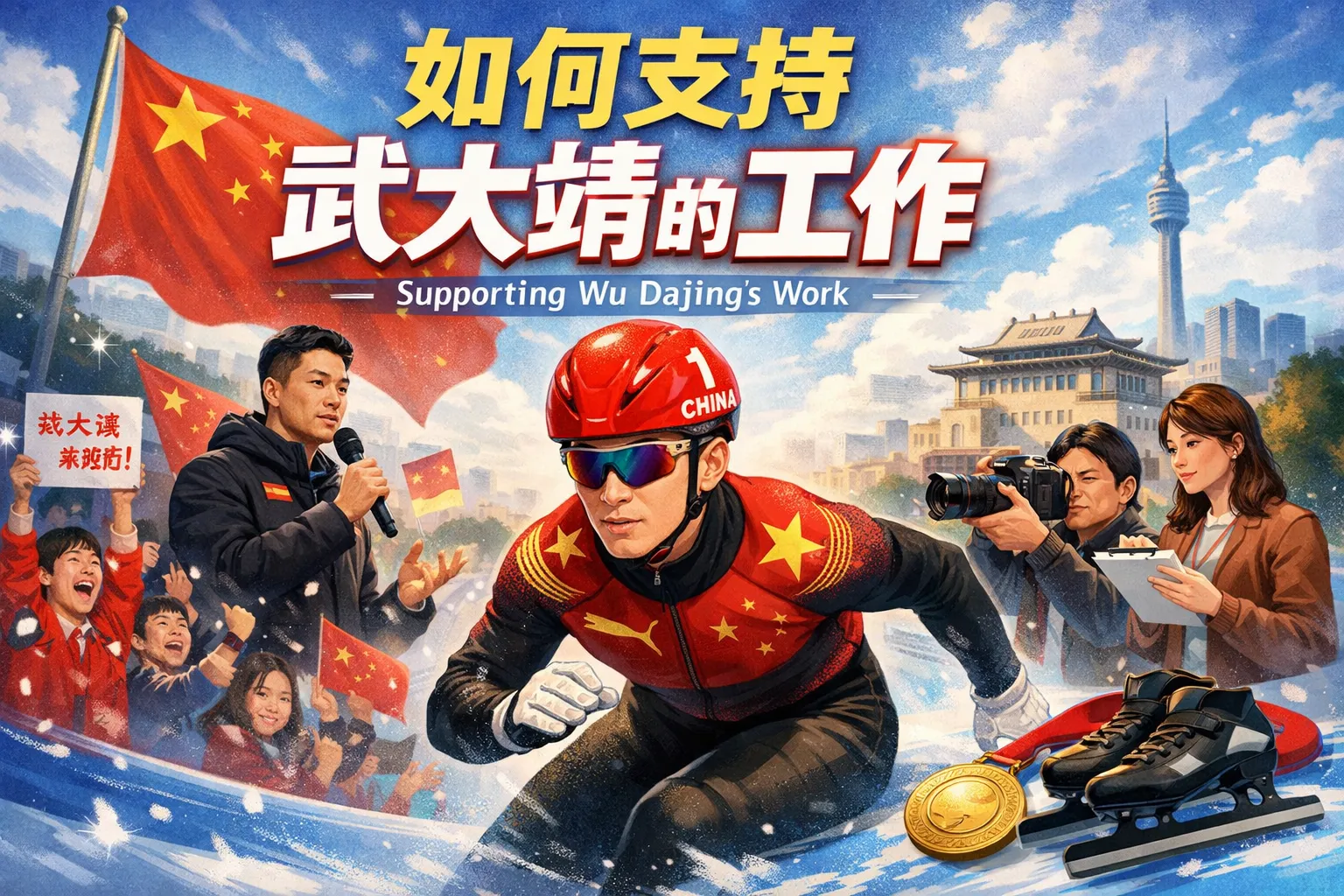 如何支持武大靖的工作