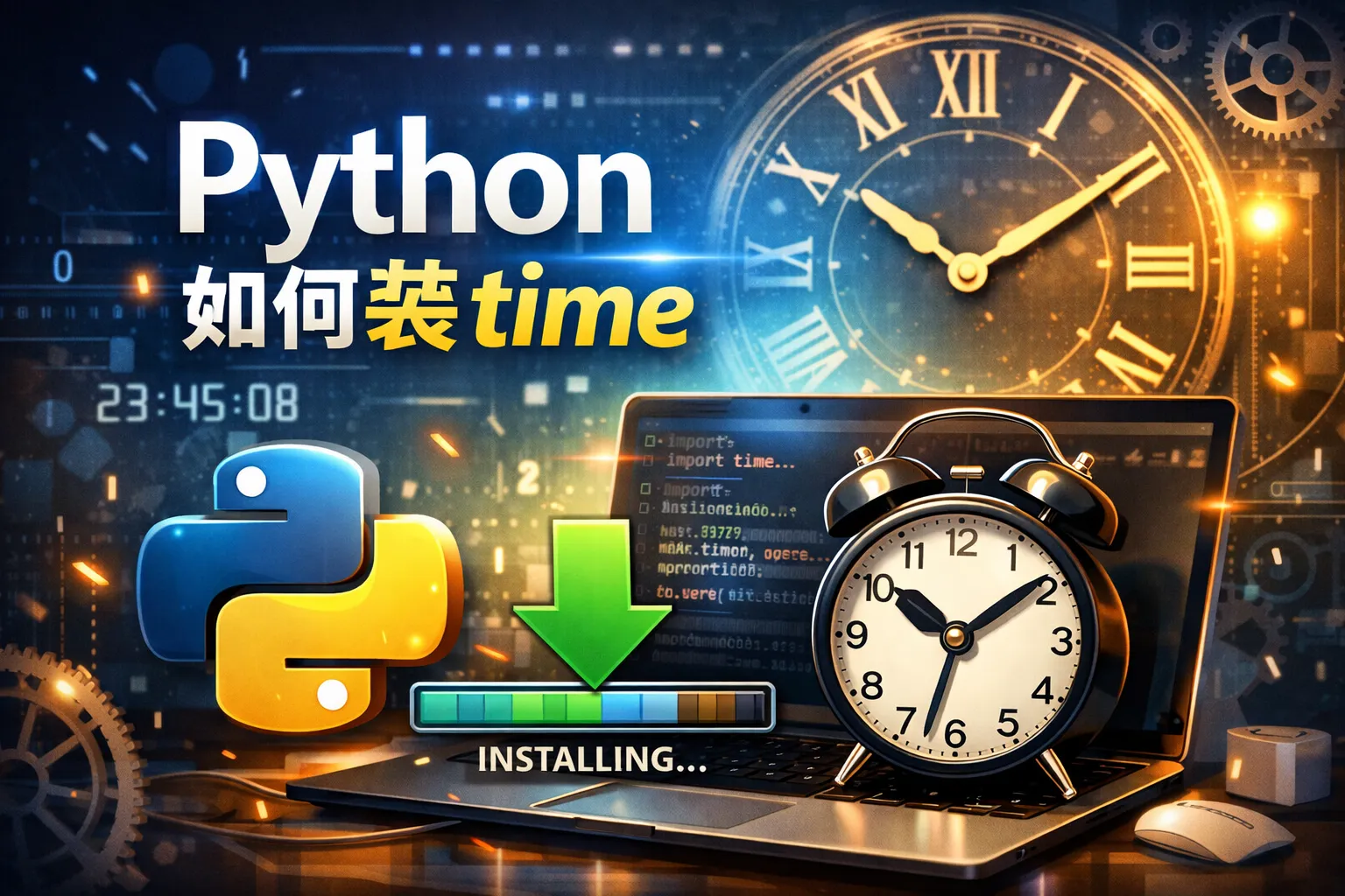 python如何装time
