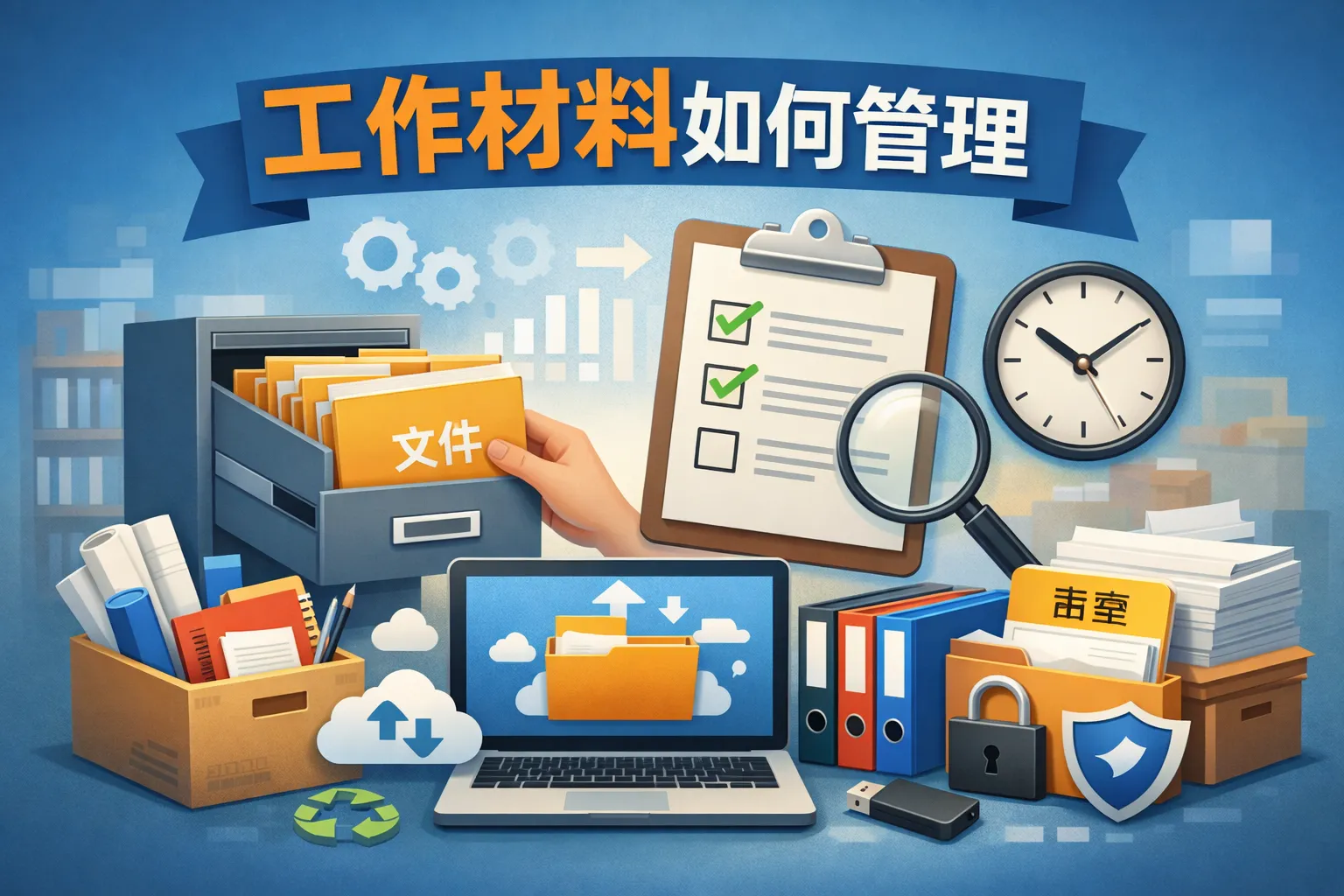 工作材料如何管理