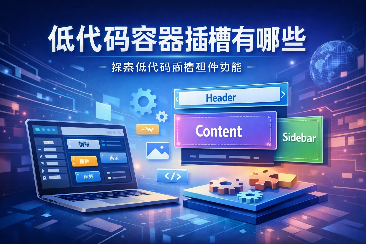 低代码容器插槽有哪些