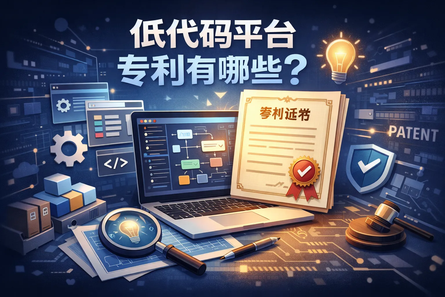 低代码平台 专利有哪些