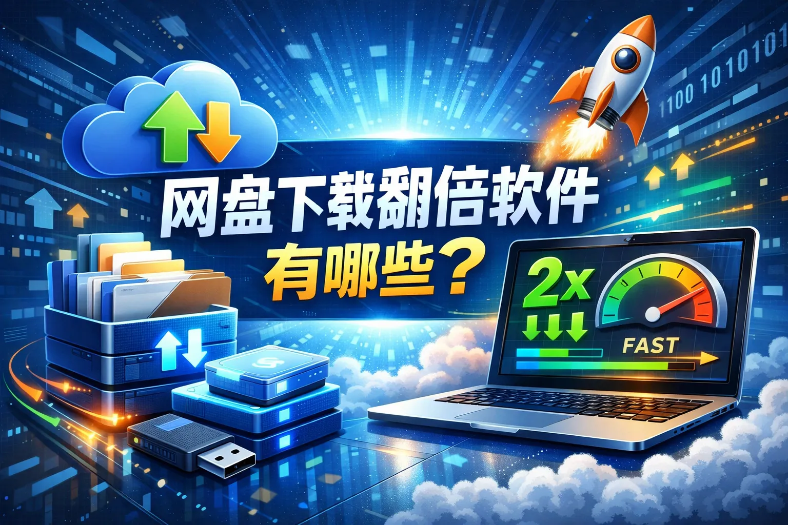 网盘下载翻倍软件有哪些