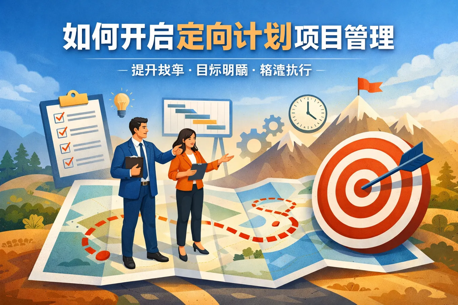 如何开启定向计划项目管理
