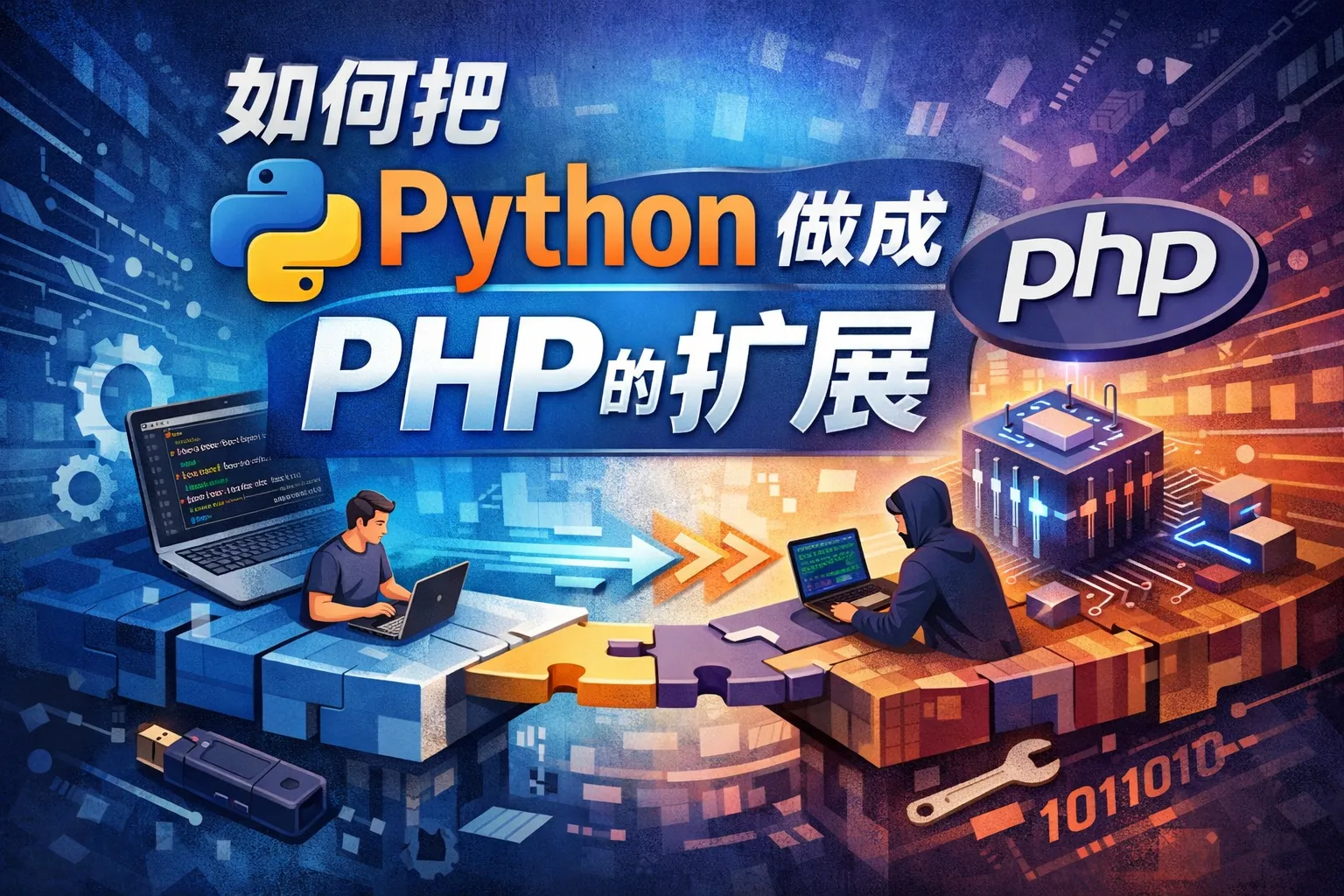 如何把python做成php的扩展